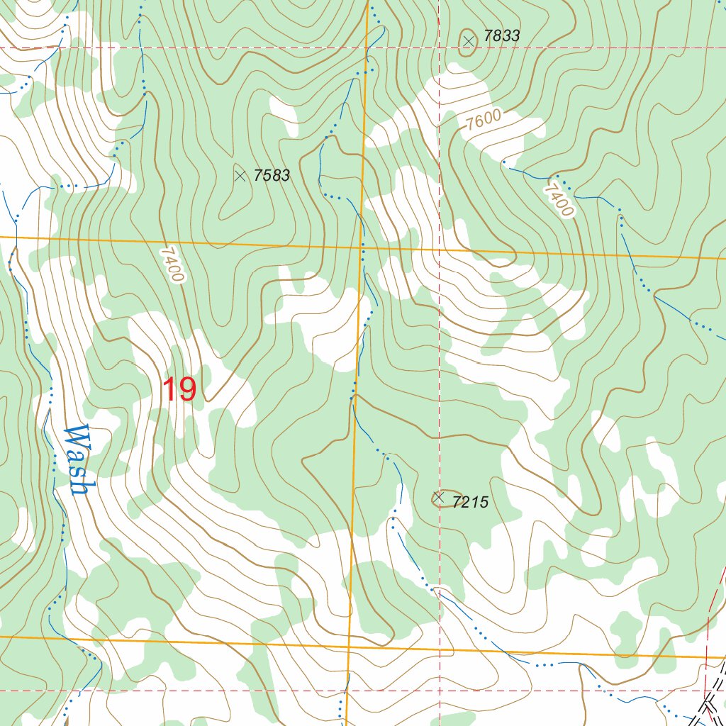 Red Ledges, NV FSTopo Legacy Map by US Forest Service - Topo | Avenza Maps