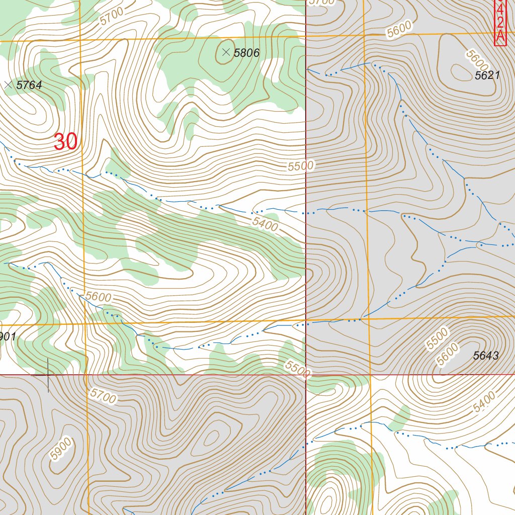 Red Mountain, AZ FSTopo Legacy Map by US Forest Service - Topo | Avenza ...