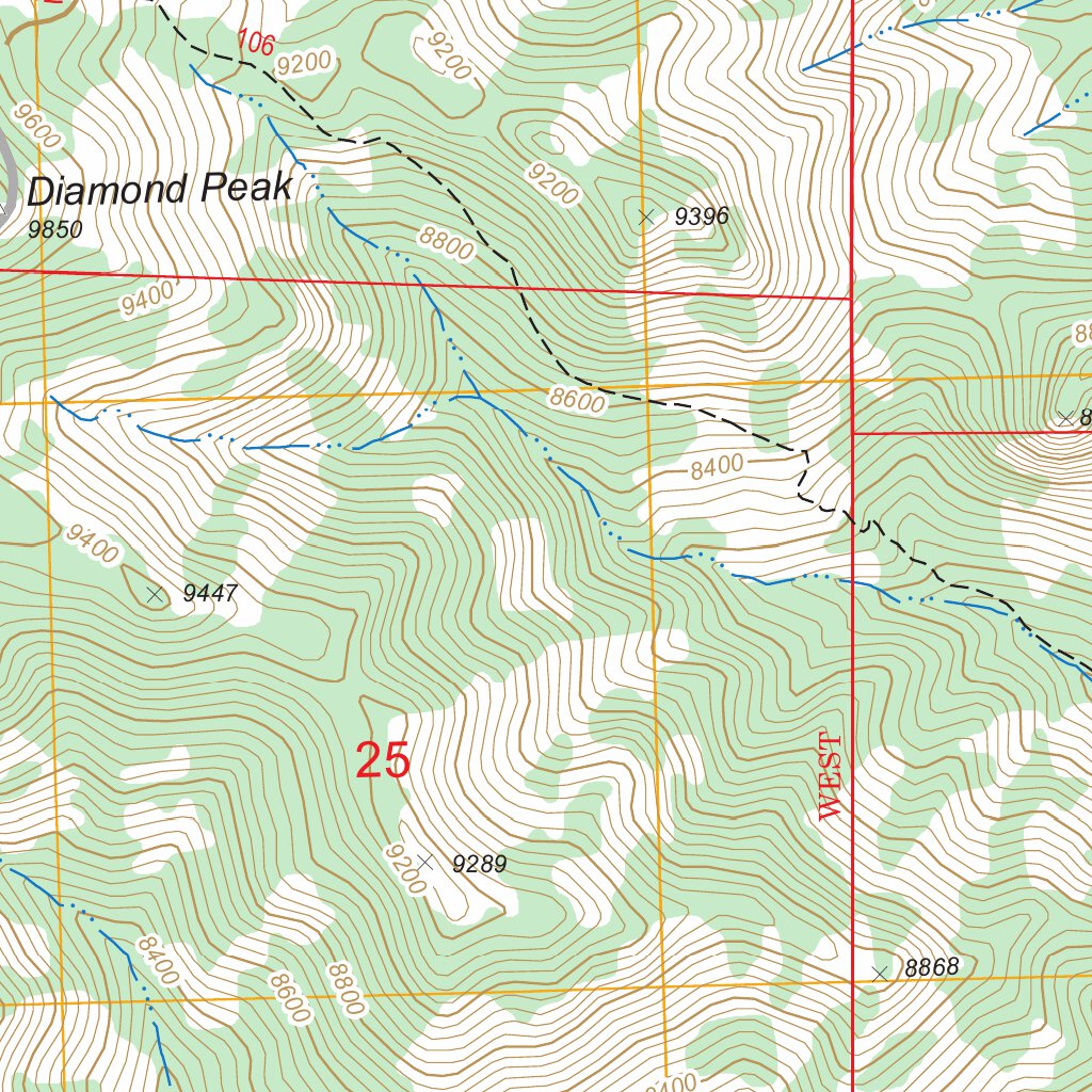 Reeds Peak, NM FSTopo Legacy Map by US Forest Service - Topo | Avenza Maps