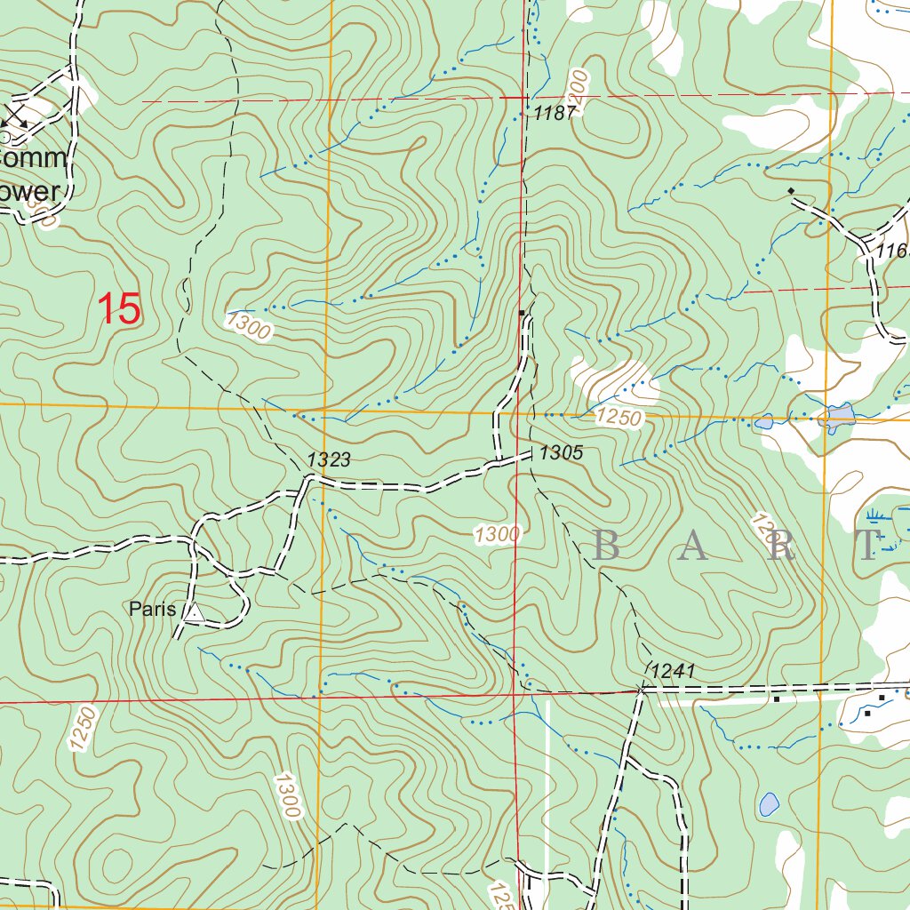 Reed City South, MI FSTopo Legacy Map by US Forest Service - Topo ...