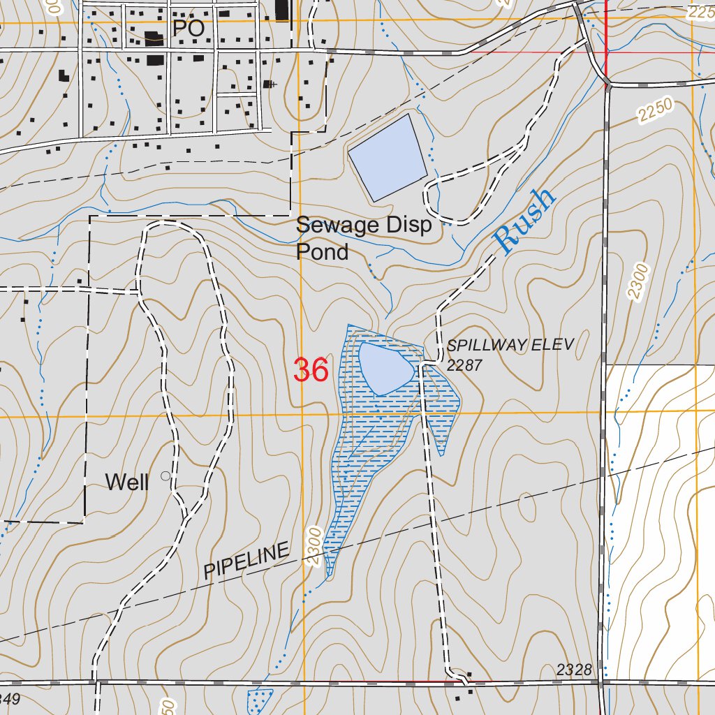 Reydon, OK FSTopo Legacy Map by US Forest Service - Topo | Avenza Maps