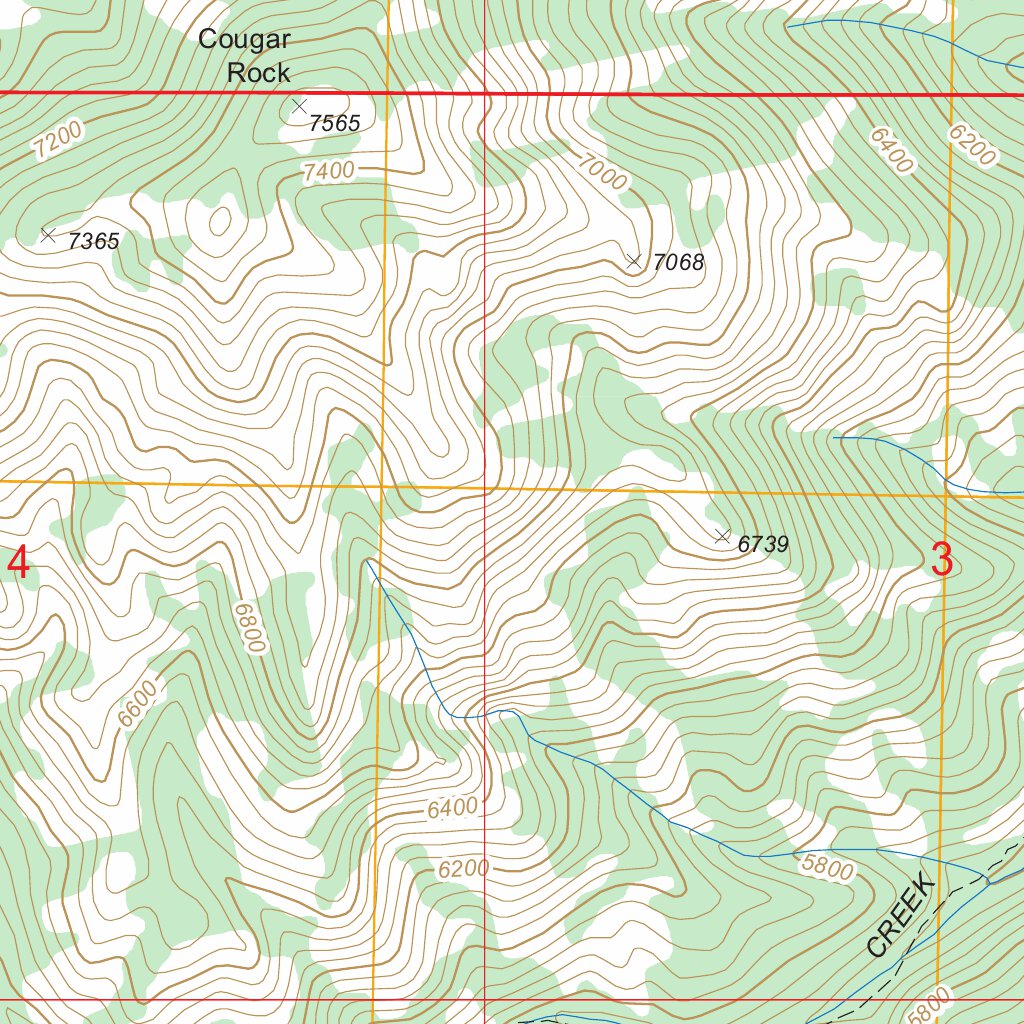 Rice Peak, ID FSTopo Legacy Map by US Forest Service - Topo | Avenza Maps