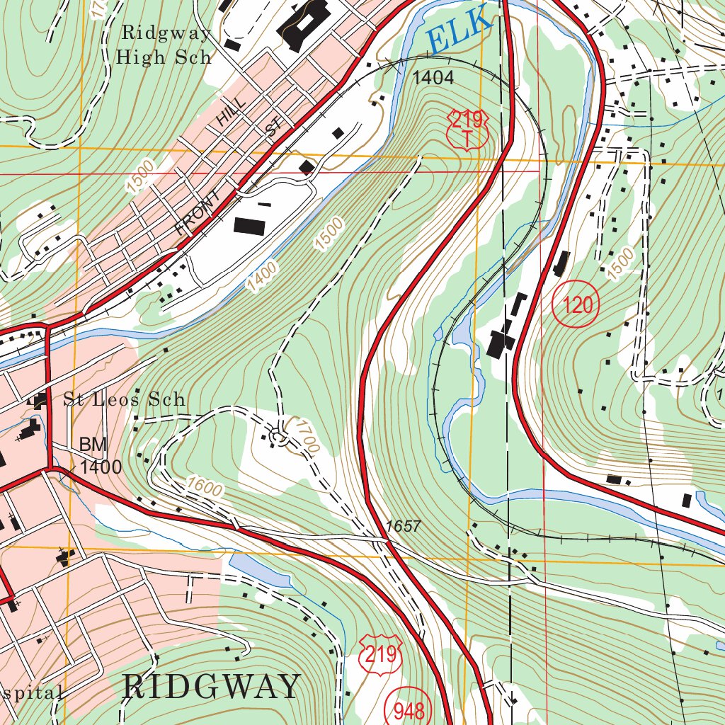Ridgway, PA FSTopo Legacy Map by US Forest Service - Topo | Avenza Maps