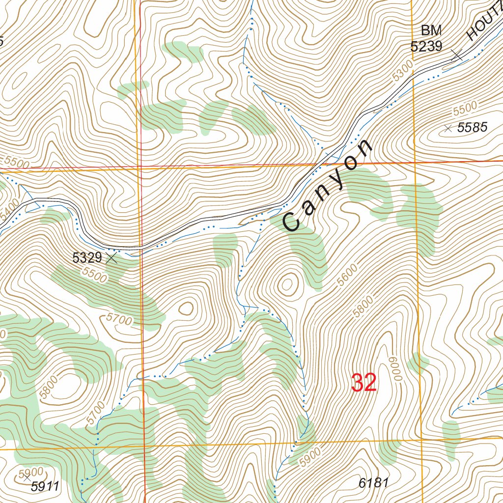 Rockland West, ID FSTopo Legacy Map by US Forest Service - Topo ...