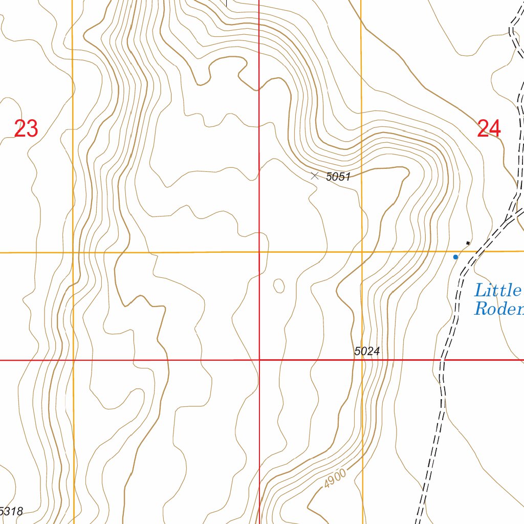 Roden Crater, AZ FSTopo Legacy Map by US Forest Service - Topo | Avenza ...