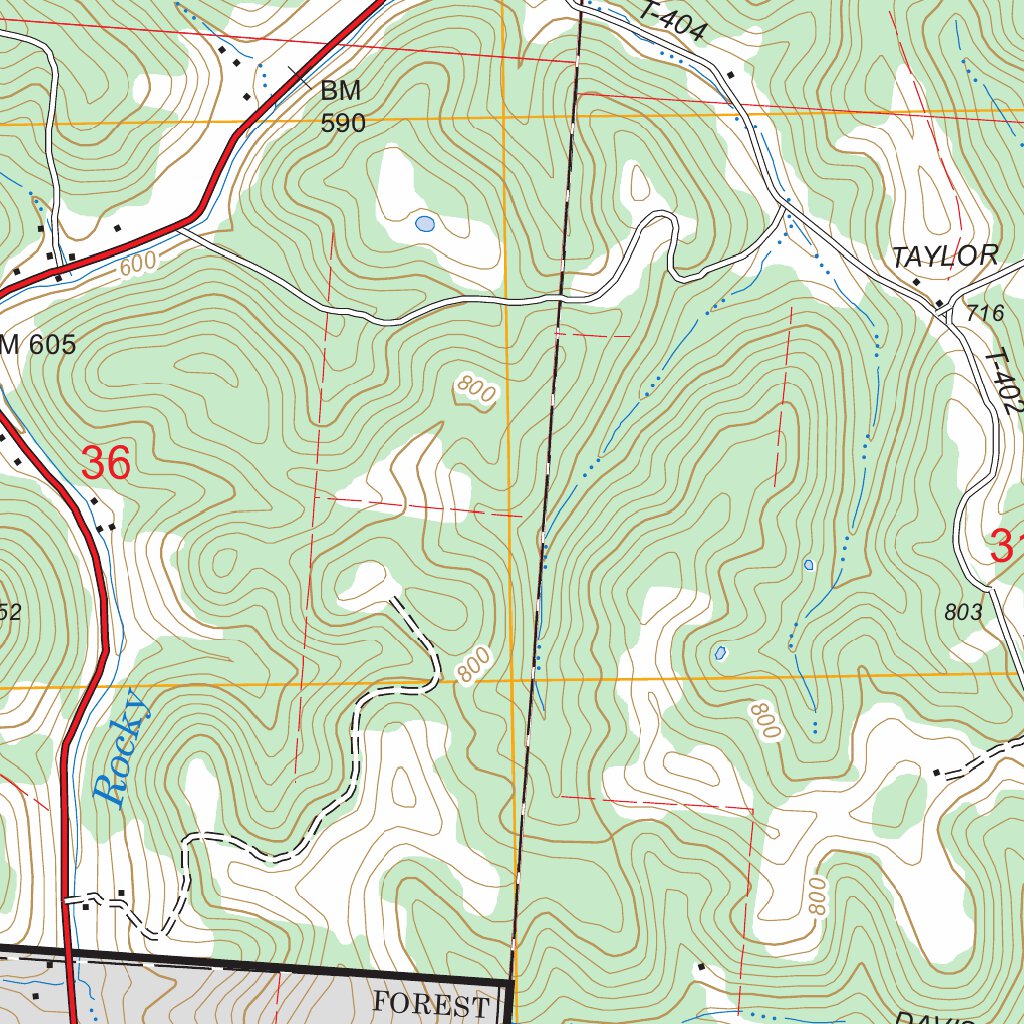 Rodney, OH FSTopo Legacy Map by US Forest Service - Topo | Avenza Maps