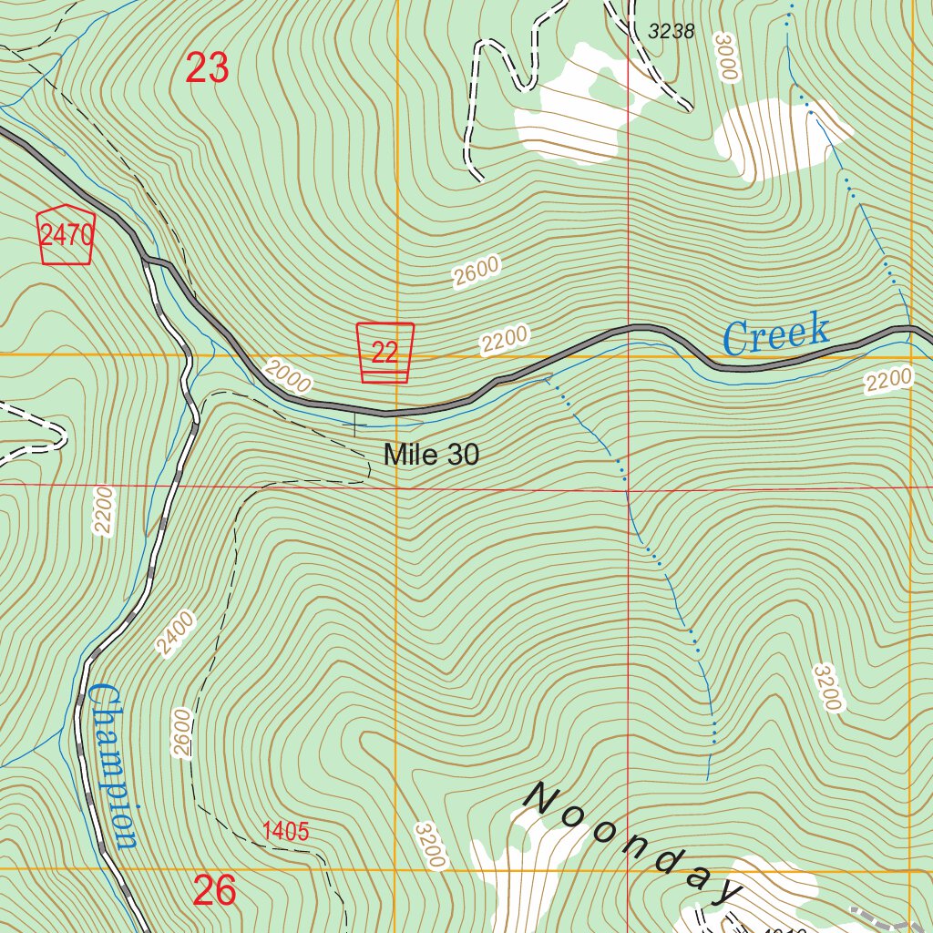 Rose Hill, OR FSTopo Legacy Map by US Forest Service - Topo | Avenza Maps