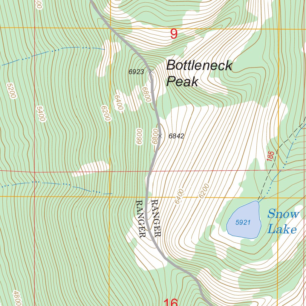 Roman Nose, ID FSTopo Legacy Map by US Forest Service - Topo | Avenza Maps