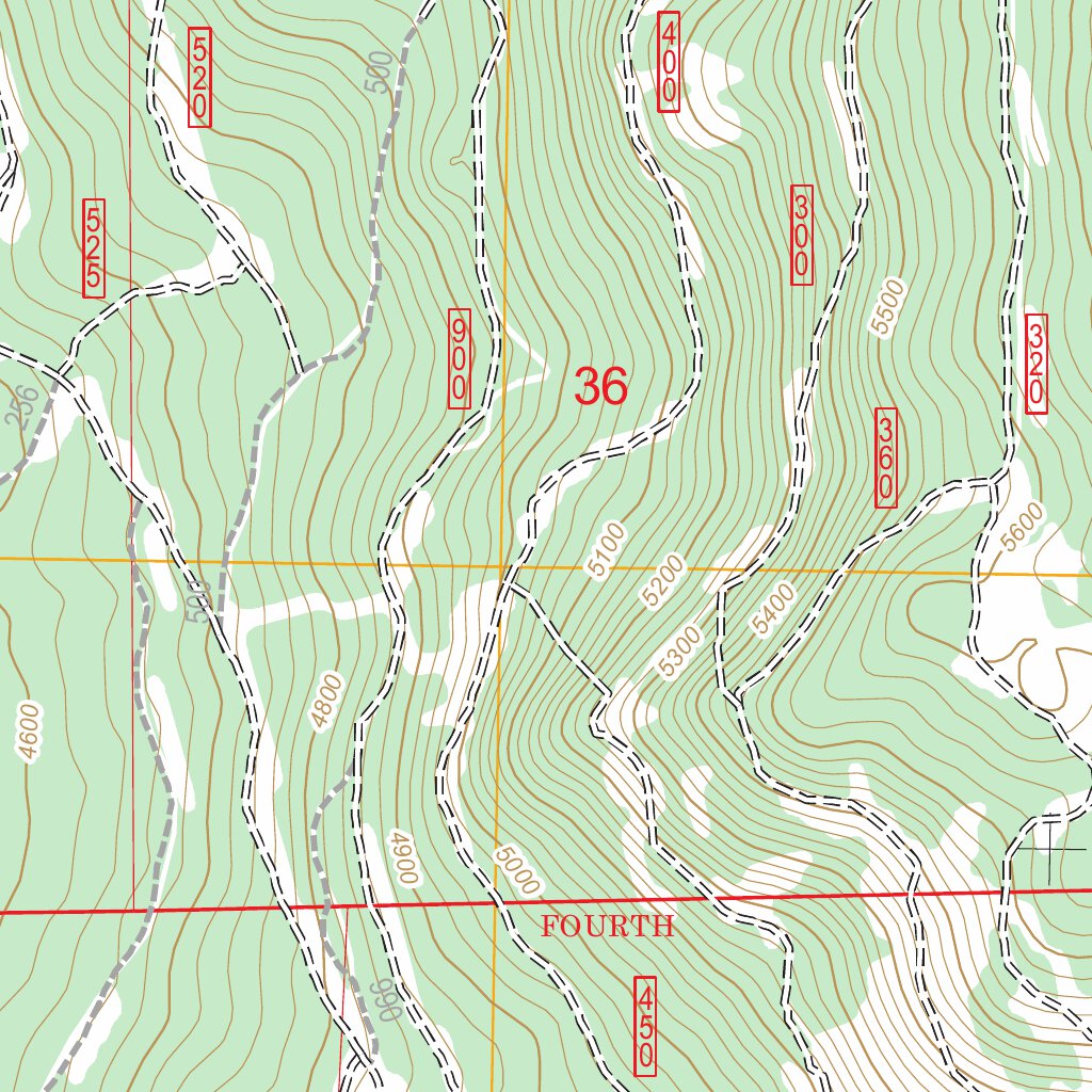 Round Mountain, OR FSTopo Legacy Map by US Forest Service - Topo ...