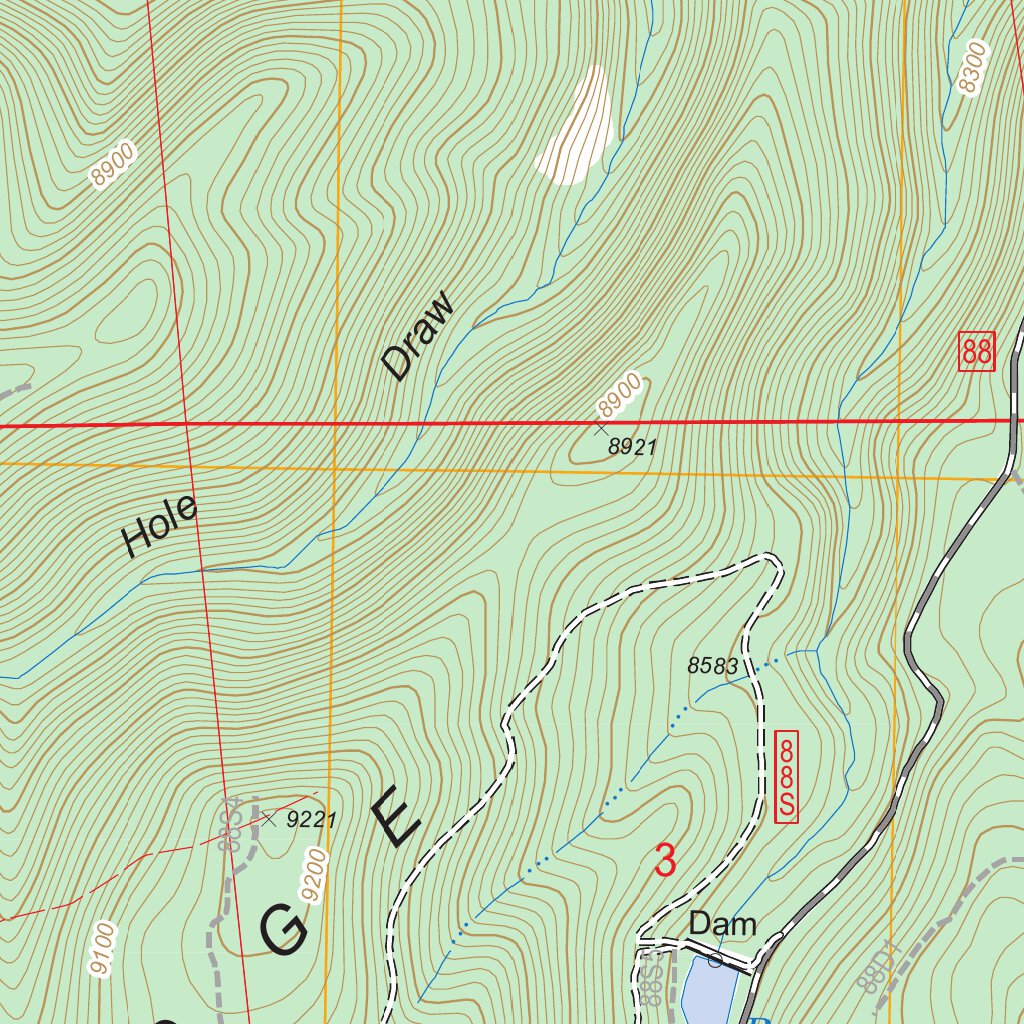 Rudd Knoll, AZ FSTopo Legacy Map by US Forest Service - Topo | Avenza Maps