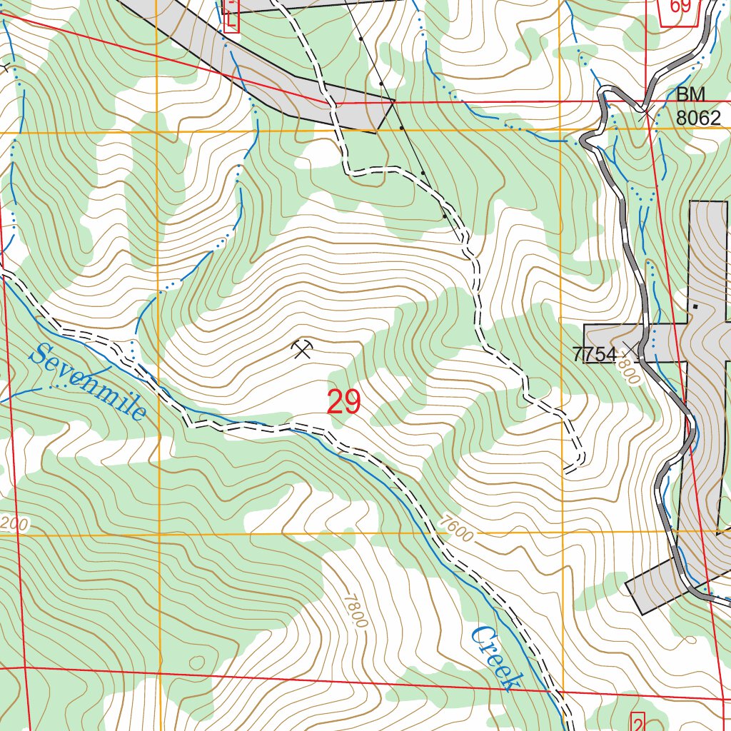 Rustic, CO FSTopo Legacy Map by US Forest Service - Topo | Avenza Maps