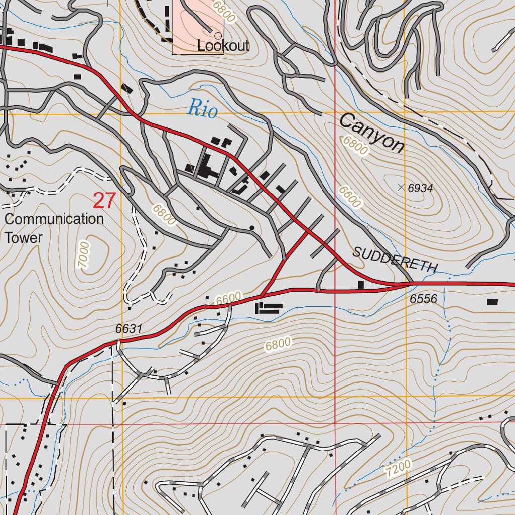 Ruidoso, NM FSTopo Legacy Map by US Forest Service - Topo | Avenza Maps