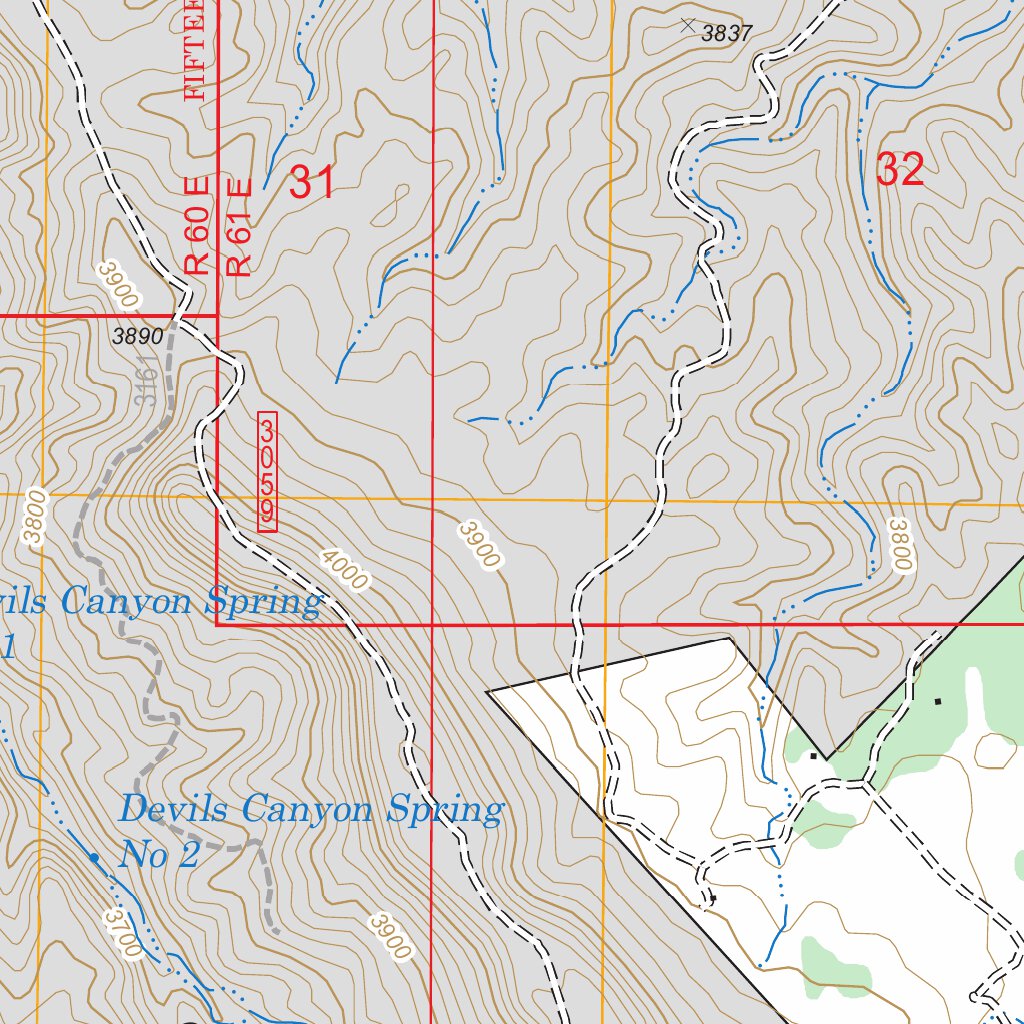 Rustler Divide, MT FSTopo Legacy Map by US Forest Service - Topo ...