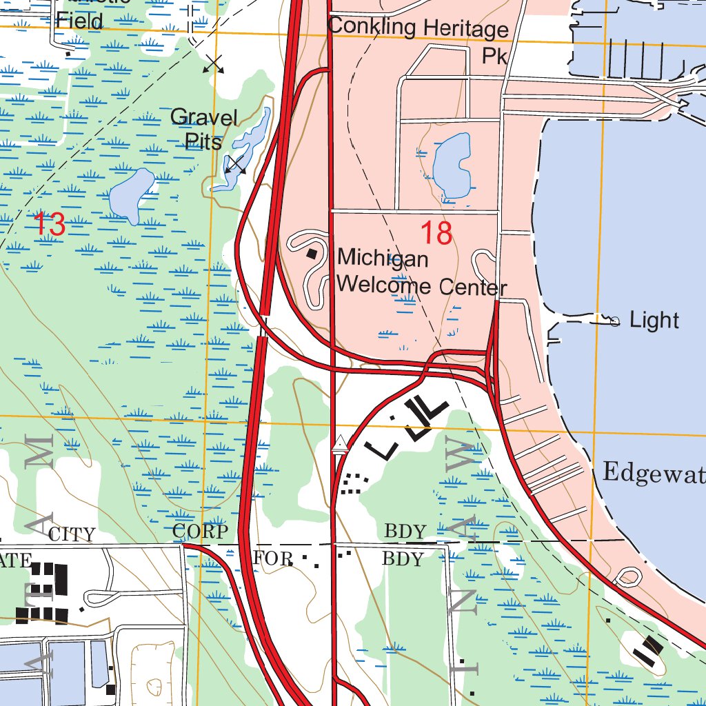 Saint Ignace, MI FSTopo Legacy Map by US Forest Service - Topo | Avenza ...