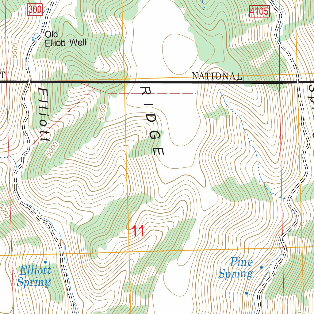 Sage Hen Hill, OR FSTopo Legacy Map by US Forest Service - Topo ...