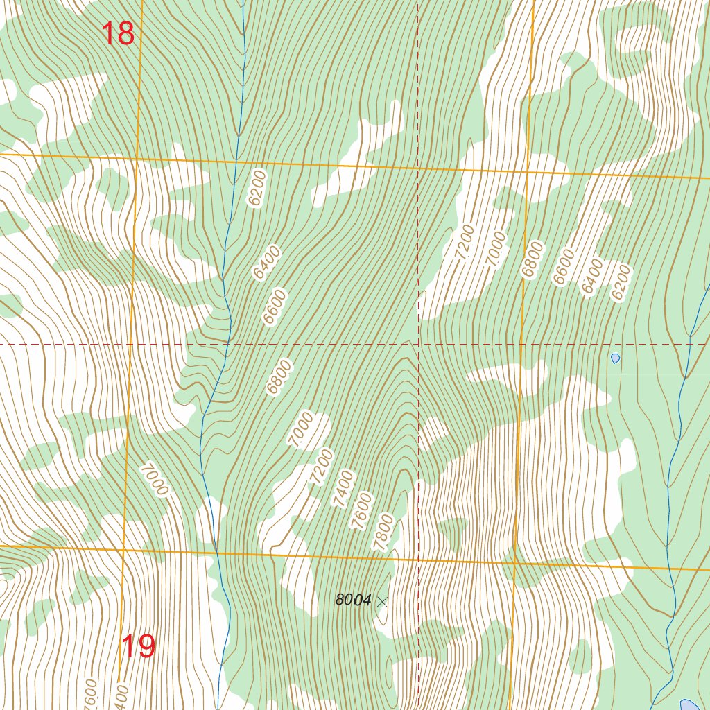 Saint Joseph Peak, MT - ID FSTopo Legacy Map by US Forest Service ...