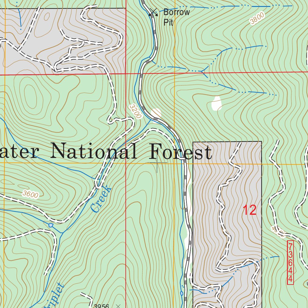 Sand Mountain, ID FSTopo Legacy Map by US Forest Service - Topo ...