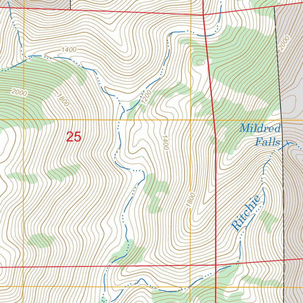 Santa Ysabel, CA FSTopo Legacy Map by US Forest Service - Topo | Avenza ...