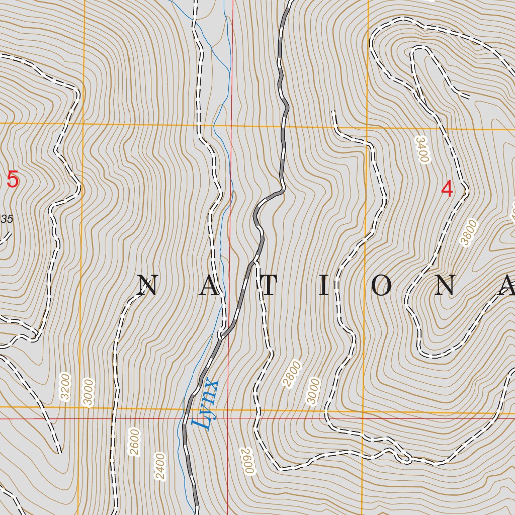 Sawtooth Ridge, WA FSTopo Legacy Map by US Forest Service - Topo ...