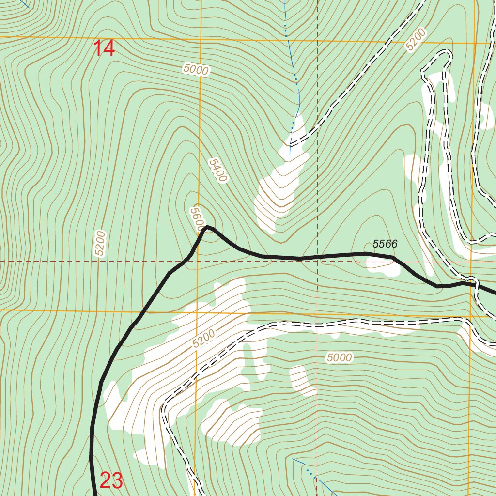 Sawtooth Mountain, MT FSTopo Legacy Map by US Forest Service - Topo ...