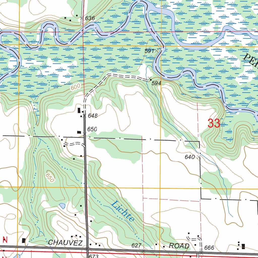 Scottville, MI FSTopo Legacy Map by US Forest Service - Topo | Avenza Maps