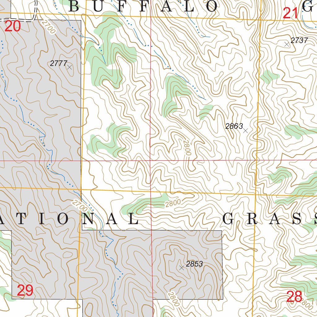 Scenic SW, SD FSTopo Legacy Map by US Forest Service - Topo | Avenza Maps