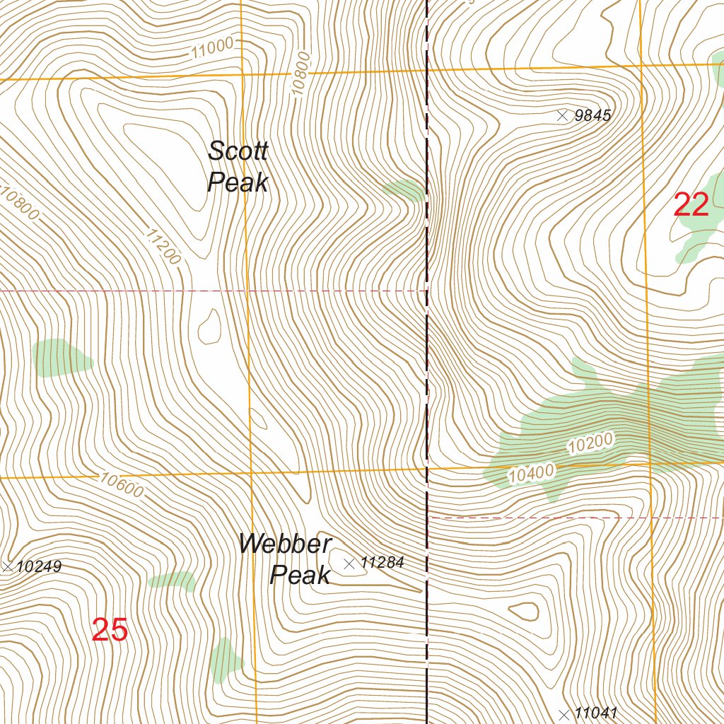 Scott Peak, ID - MT FSTopo Legacy Map by US Forest Service - Topo ...