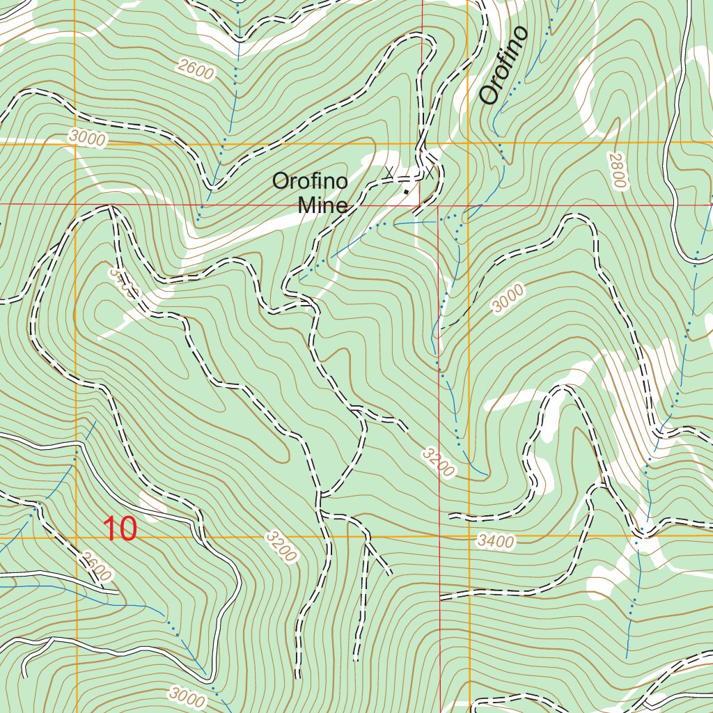 Sexton Mountain, OR FSTopo Legacy Map by US Forest Service - Topo ...