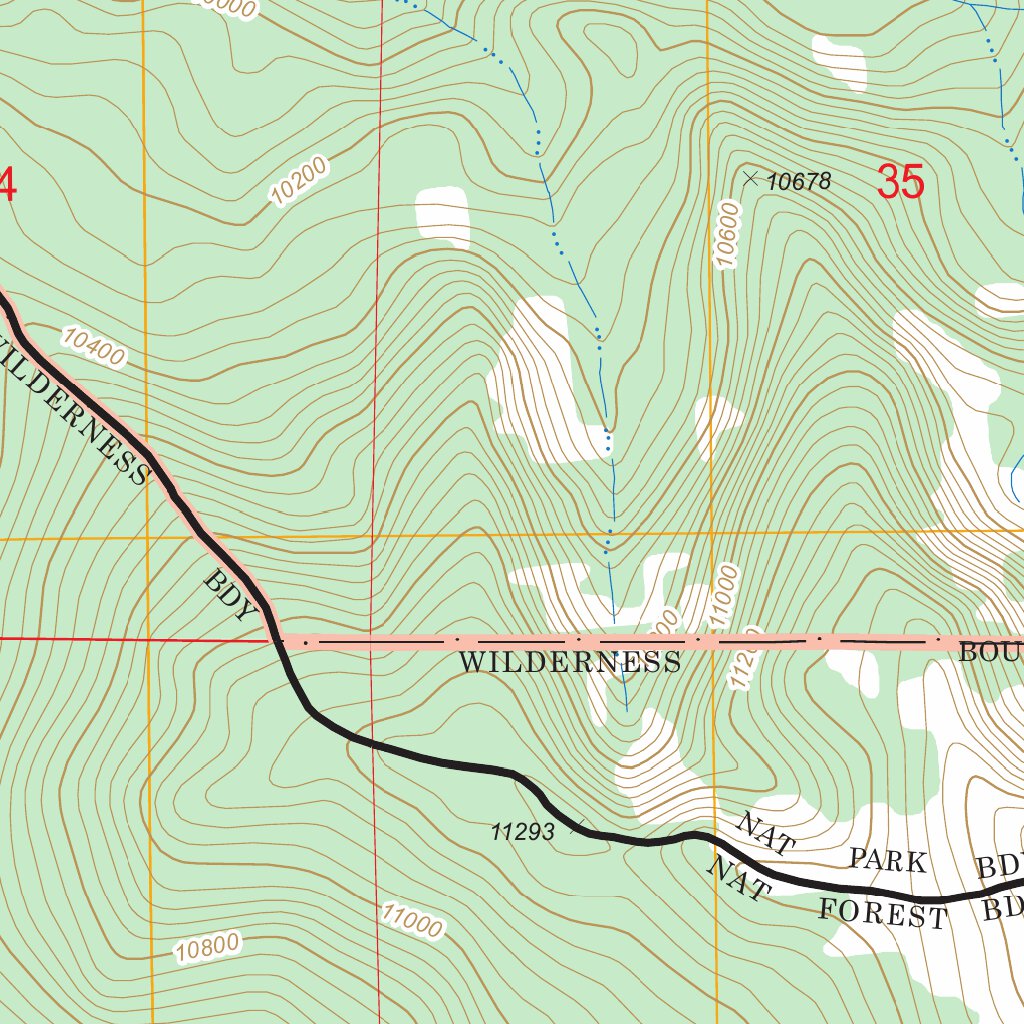 Shadow Mountain, CO FSTopo Legacy Map by US Forest Service - Topo ...