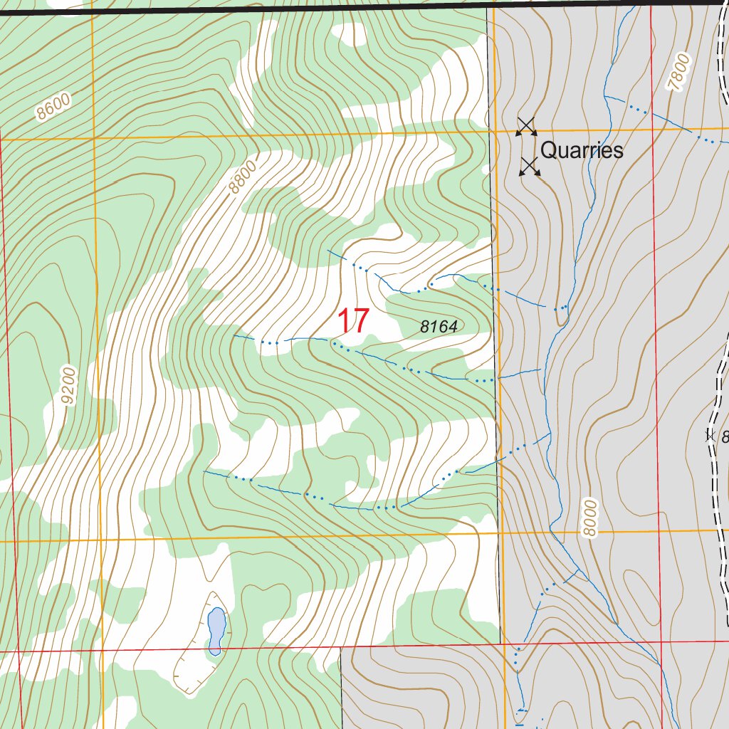 Sheephorn Mountain, CO FSTopo Legacy Map by US Forest Service - Topo ...