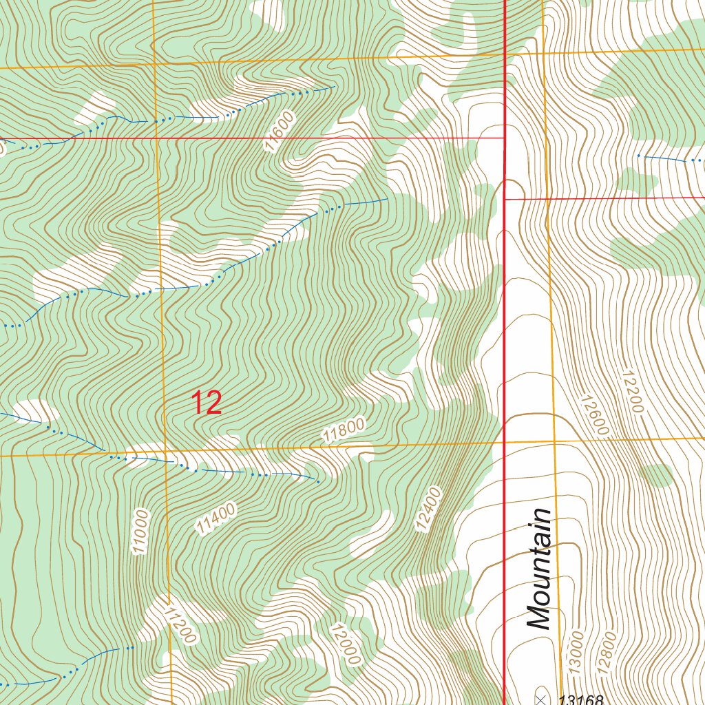 Sheep Mountain, CO FSTopo Legacy Map by US Forest Service - Topo ...