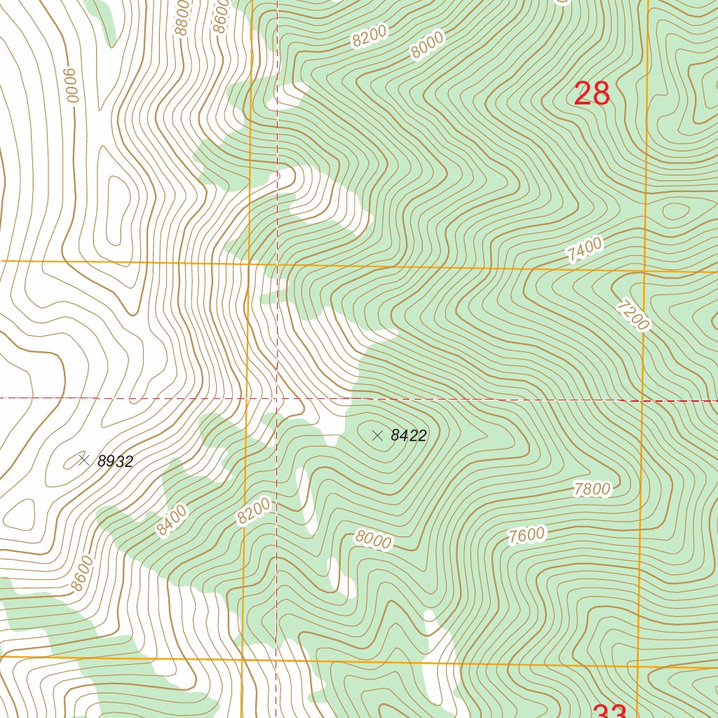 Sherman Mountain, NV FSTopo Legacy Map by US Forest Service - Topo ...
