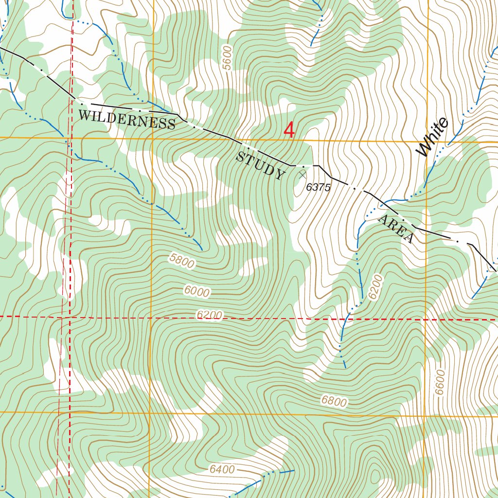 Shingle Mill Mountain, AZ FSTopo Legacy Map by US Forest Service - Topo ...