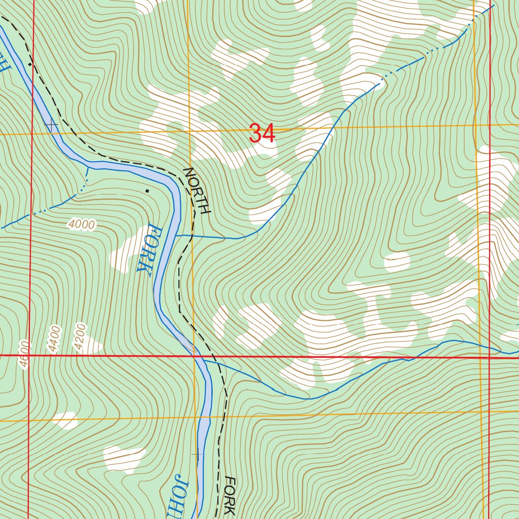 Silver Butte, OR FSTopo Legacy Map by US Forest Service - Topo | Avenza ...