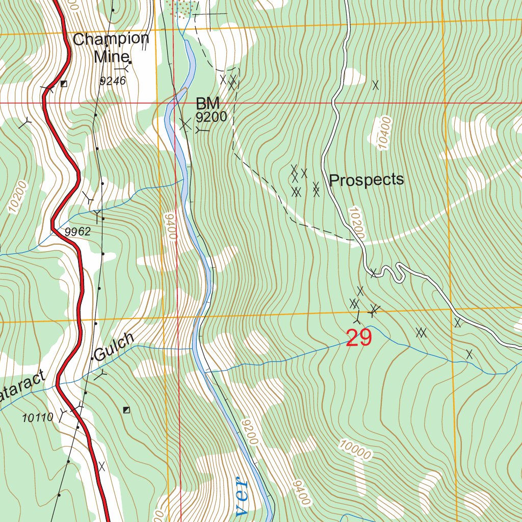 Silverton, CO FSTopo Legacy Map by US Forest Service - Topo | Avenza Maps