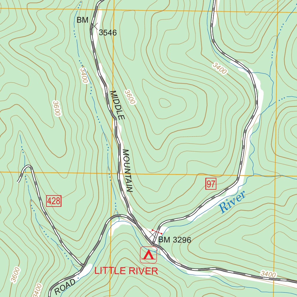 Sinks of Gandy, WV FSTopo Legacy Map by US Forest Service - Topo ...