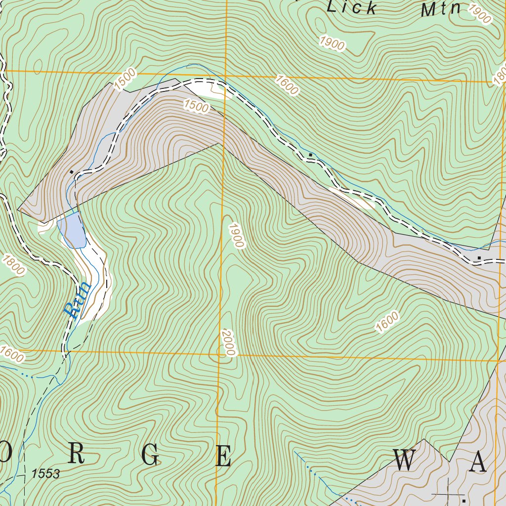 Singers Glen, VA FSTopo Legacy Map by US Forest Service - Topo | Avenza ...