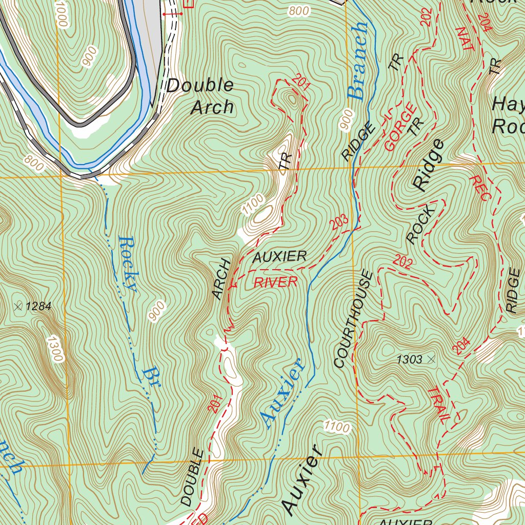 Slade, KY FSTopo Legacy Map by US Forest Service - Topo | Avenza Maps