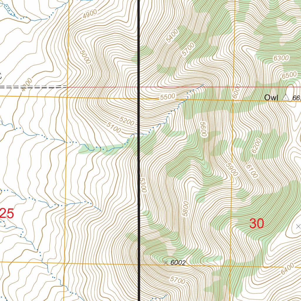 Skull Canyon, NM - AZ FSTopo Legacy Map by US Forest Service - Topo ...