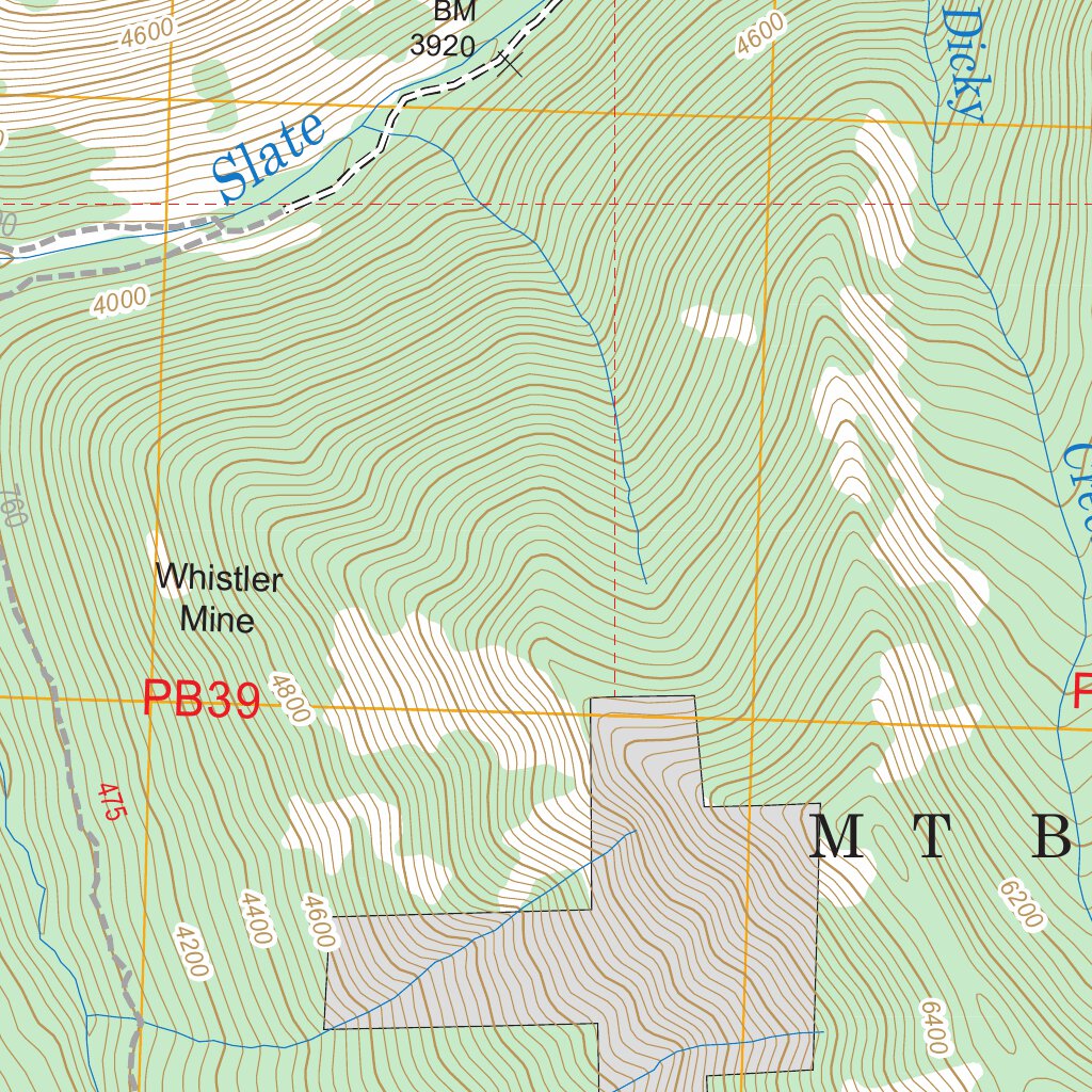 Slate Peak, WA FSTopo Legacy Map by US Forest Service - Topo | Avenza Maps