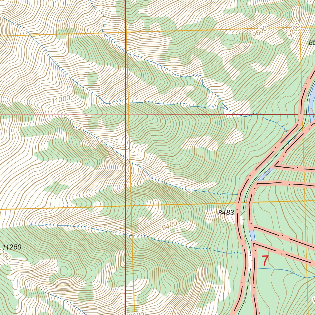 Snowdon Peak, CO FSTopo Legacy Map by US Forest Service - Topo | Avenza ...
