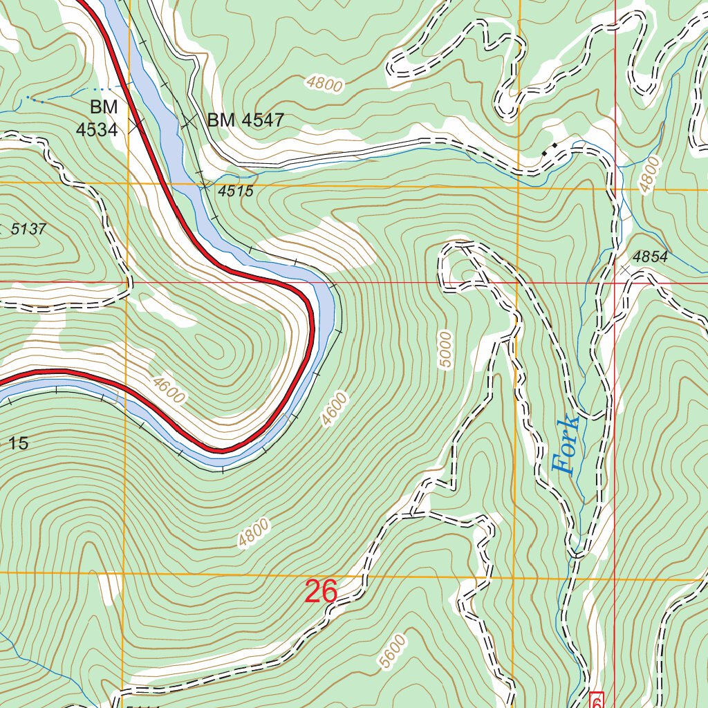 Smiths Ferry, ID FSTopo Legacy Map by US Forest Service - Topo | Avenza ...