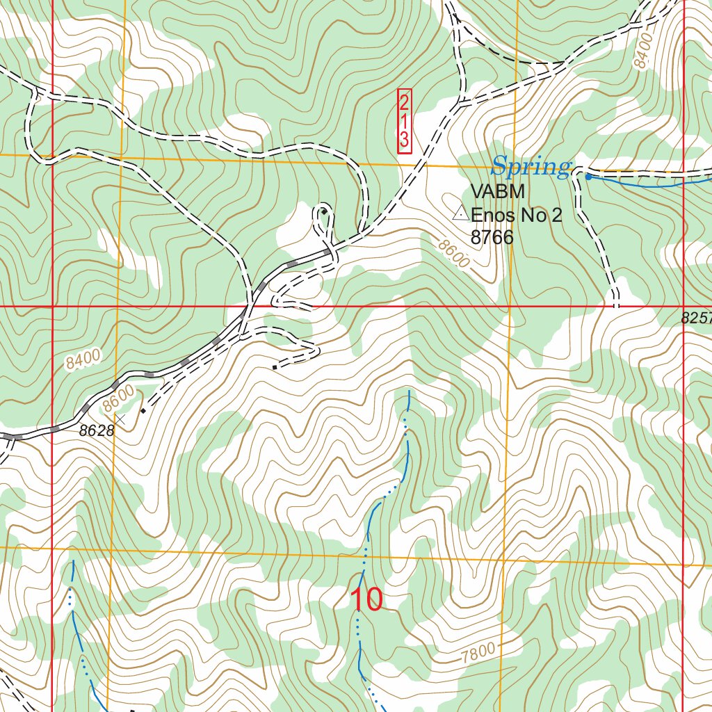 Soapy Dale Peak, WY FSTopo Legacy Map by US Forest Service - Topo ...