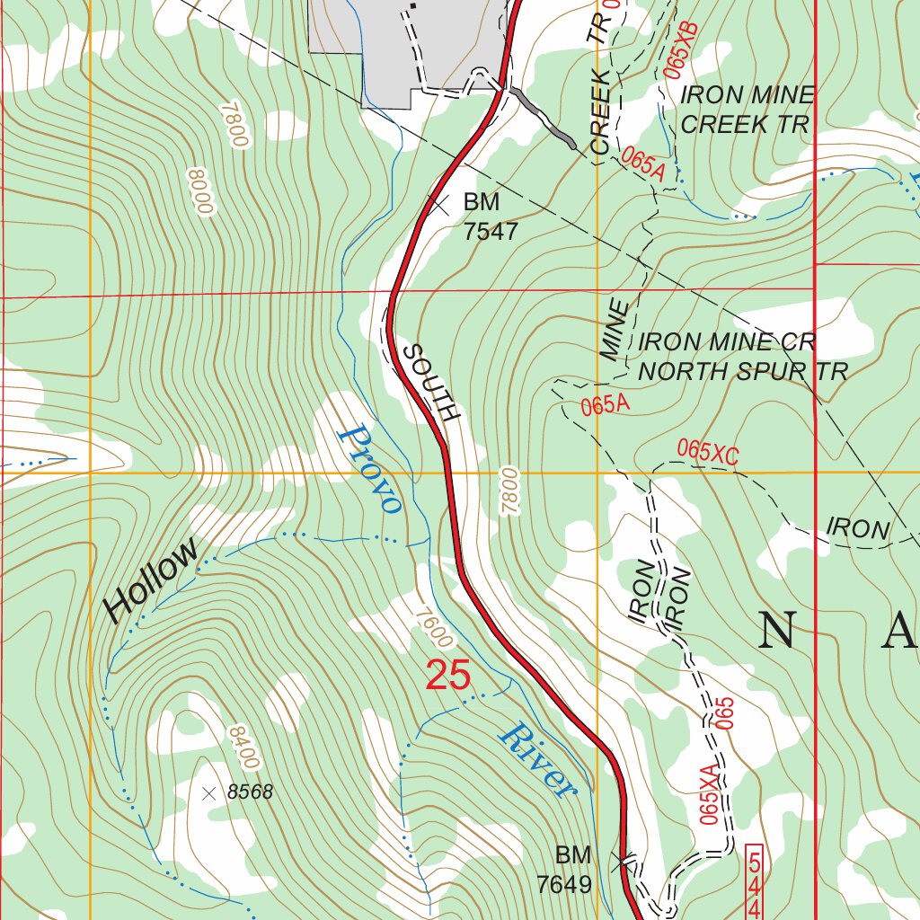 Soapstone Basin, UT FSTopo Legacy Map by US Forest Service - Topo ...