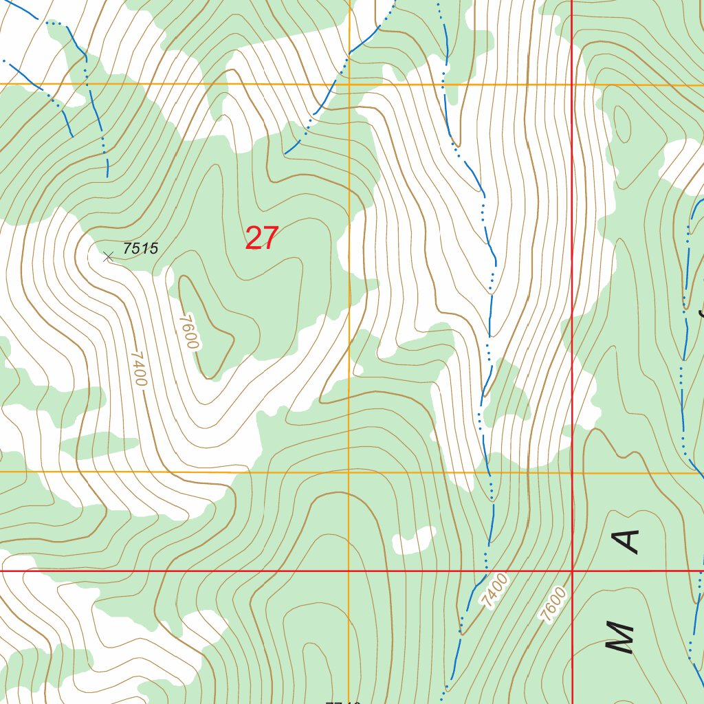 Spencer Hot Springs, NV FSTopo Legacy Map by US Forest Service - Topo ...