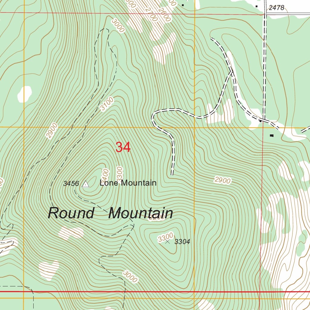 Spirit Lake East, ID FSTopo Legacy Map by US Forest Service - Topo ...
