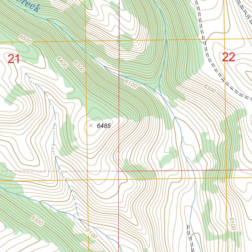 Spencer South, ID FSTopo Legacy Map by US Forest Service - Topo ...