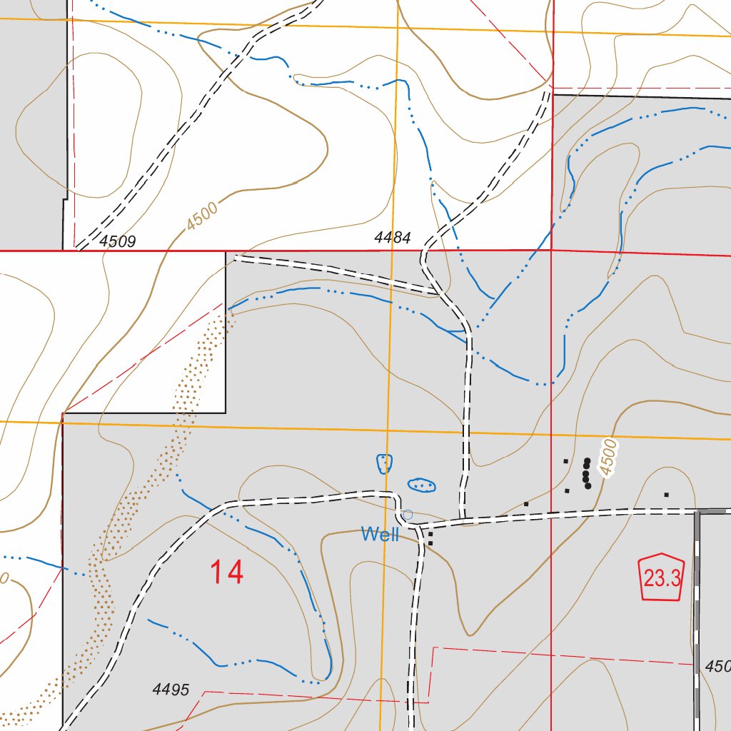 Springfield SW, CO FSTopo Legacy Map by US Forest Service - Topo ...