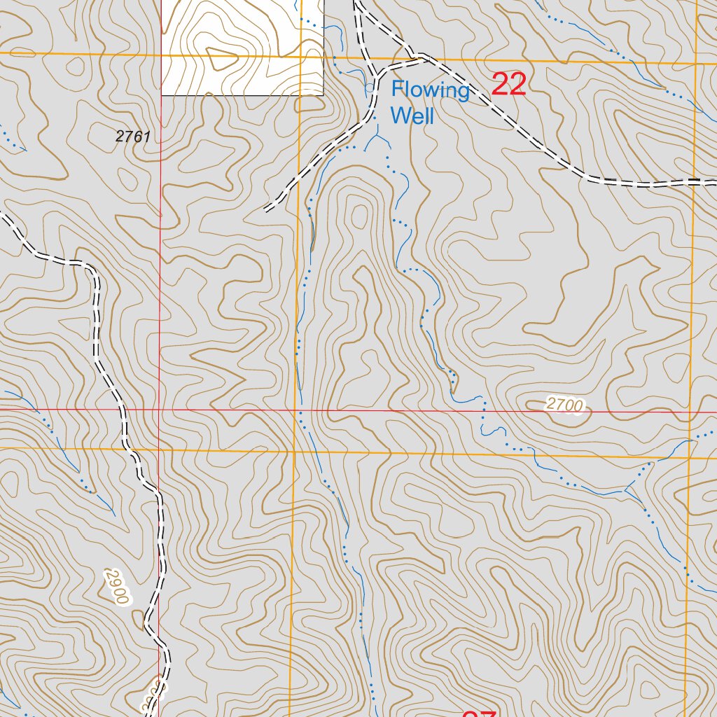 Spring Creek, ND FSTopo Legacy Map by US Forest Service - Topo | Avenza ...