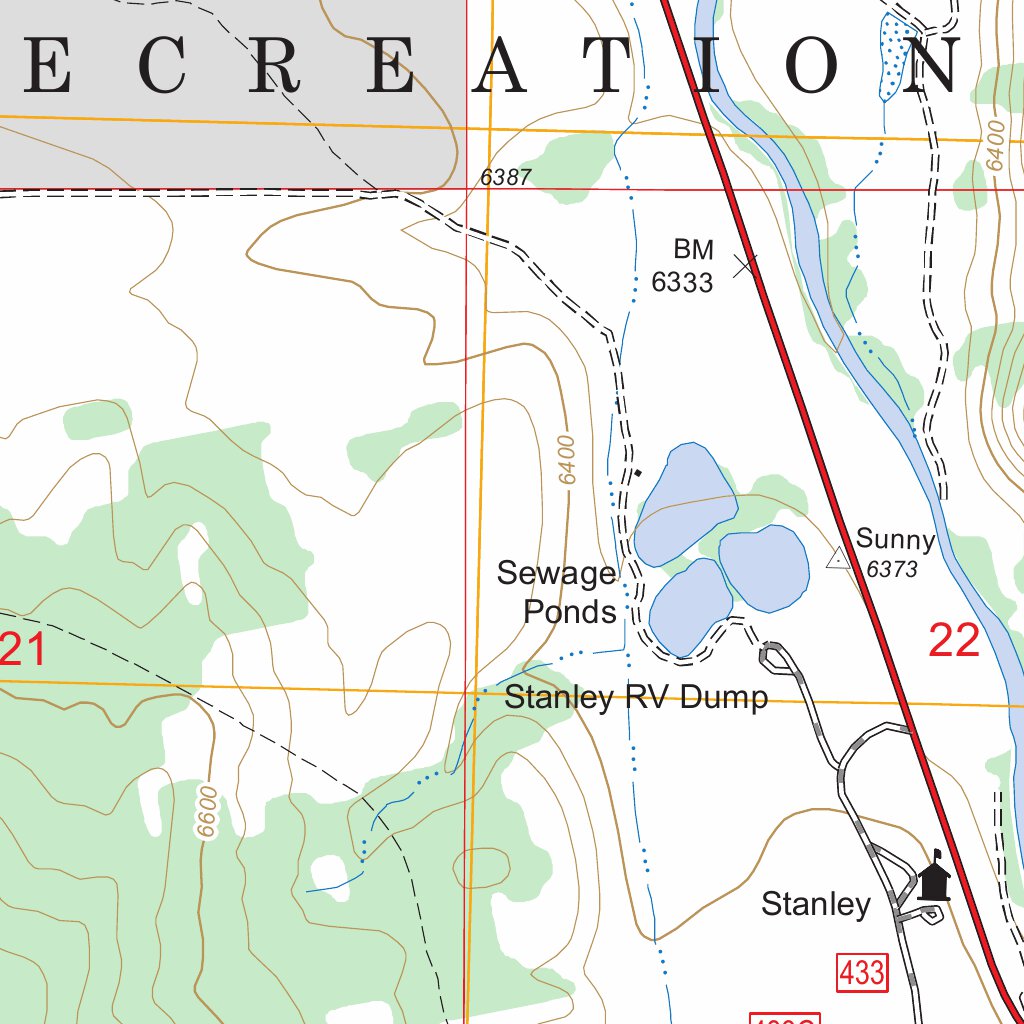 Stanley, ID FSTopo Legacy Map by US Forest Service - Topo | Avenza Maps